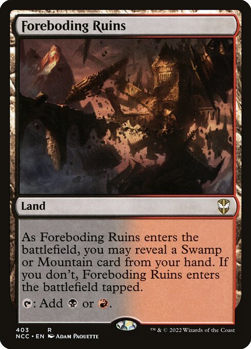 Foreboding Ruins – Card Nexus