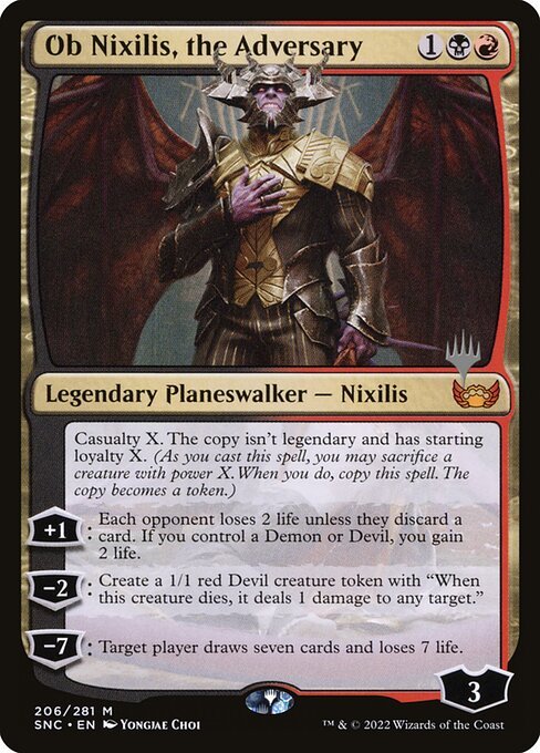 Ob Nixilis, the Adversary – Card Nexus